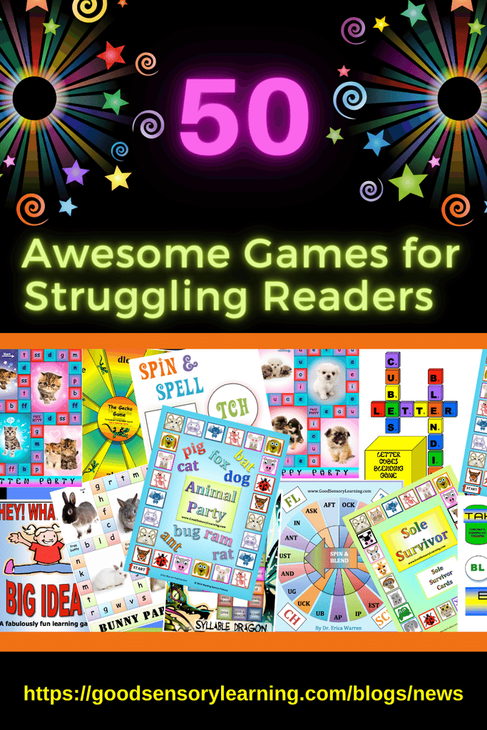 Reading Games For Struggling Readers - 50 Awesome Remedial – Good ...