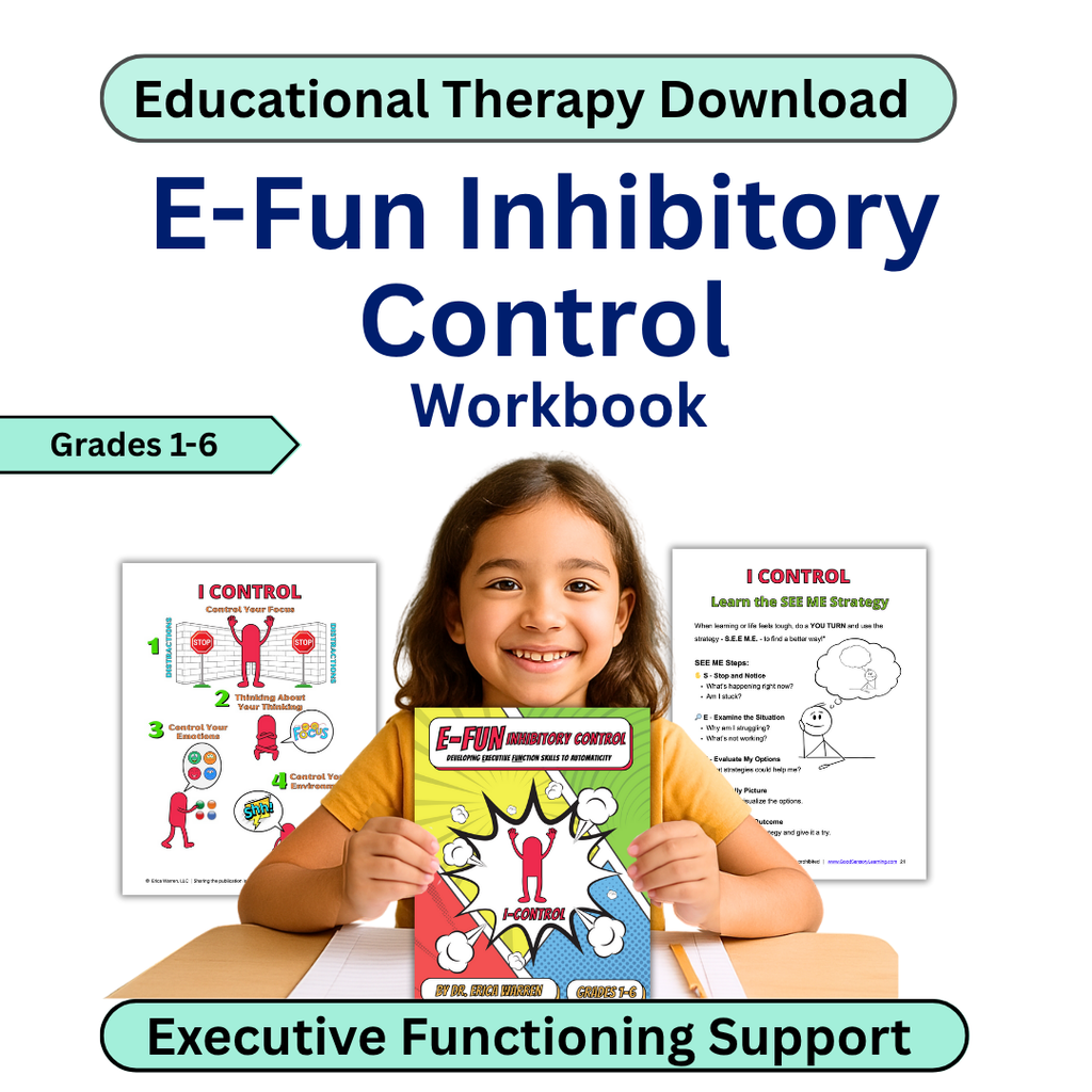 Inhibitory Control | Executive Functioning Skills Workbook | Elementar – Good Sensory Learning