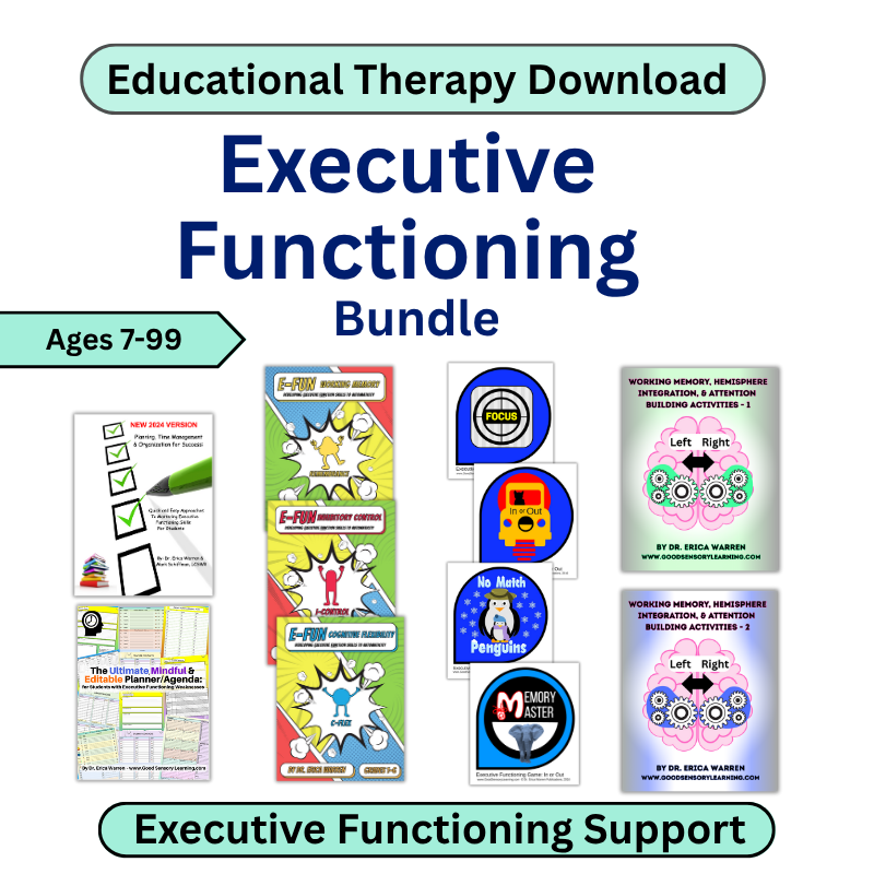Strengthen Executive Functioning Skills | Remedial Bundle – Good ...