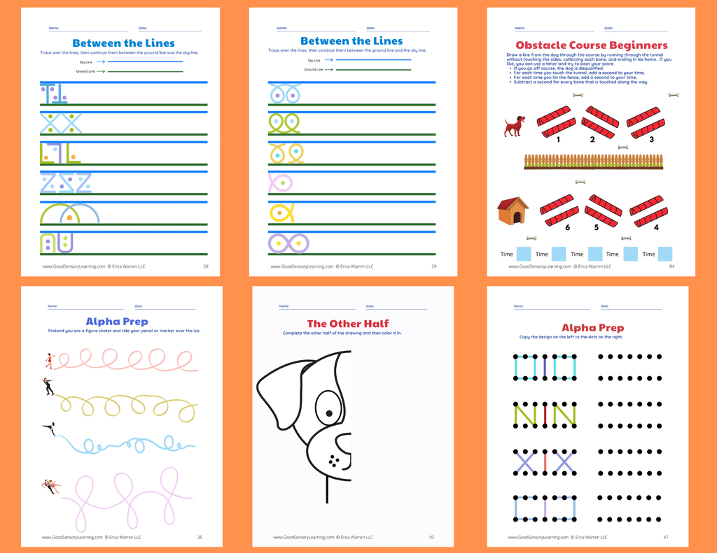 Visual Motor Activities for Dysgraphia and Dyspraxia – Good Sensory ...