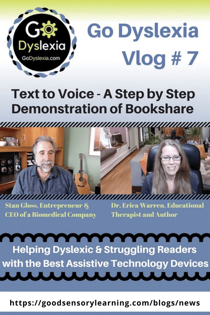 Text to Voice - A Bookshare Demonstration and Discussion – Good Sensory ...