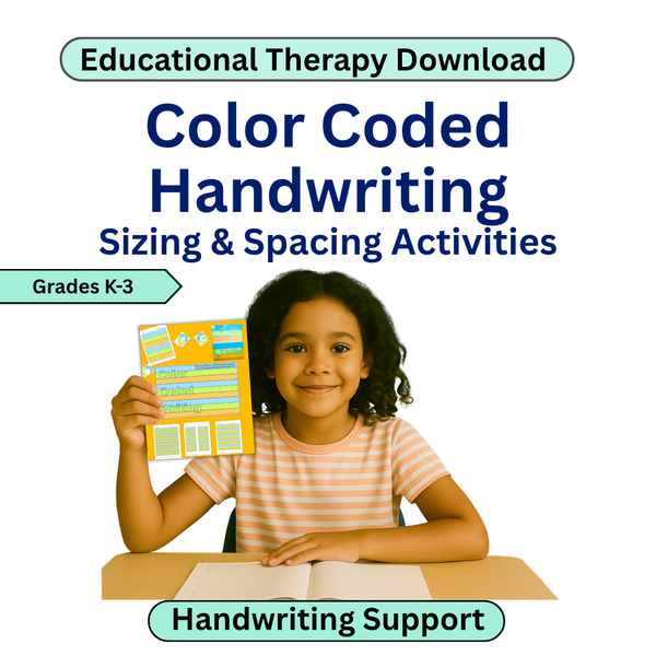 Writing Activites - Colour Coded Handwriting - Grades 1 to 3