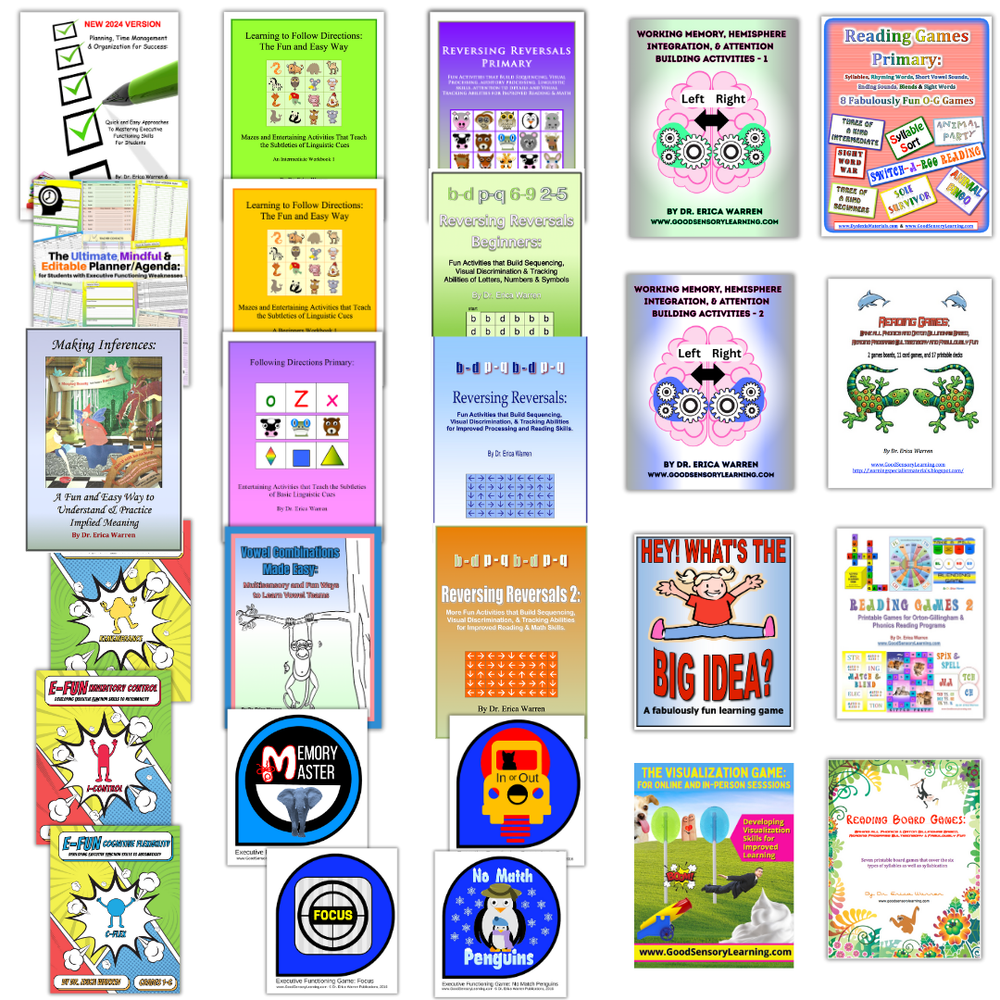 Dyslexia & Cognitive Support Bundle | Boost Reading & Processing Skill