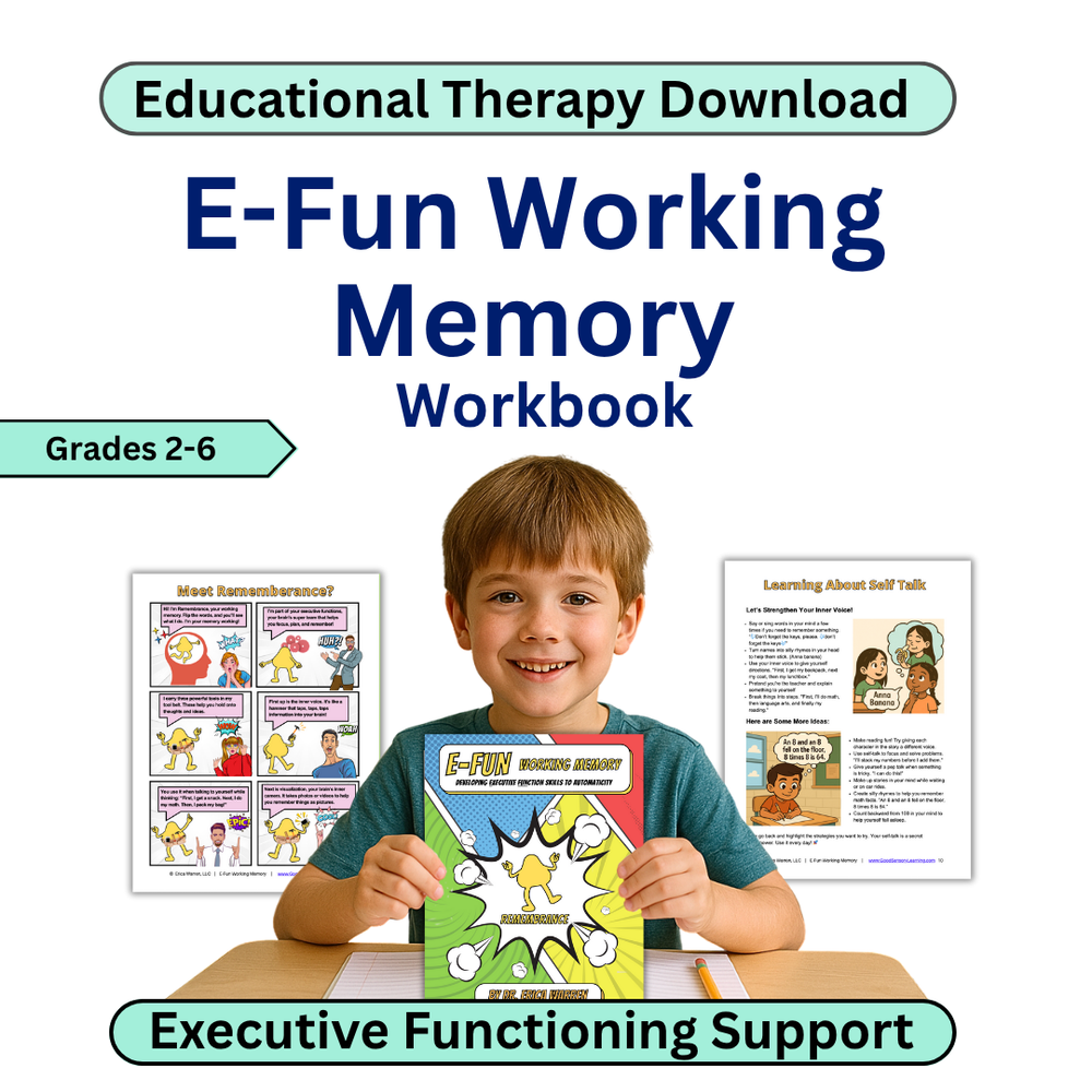 E-Fun Working Memory: Executive Function Workbook for Kids