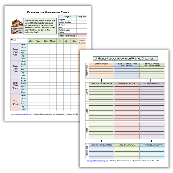 Planning, Time Management & Organization