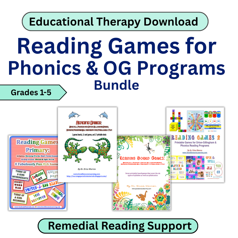 Reading Games Bundle | For OG & Phonics-Based Reading Programs