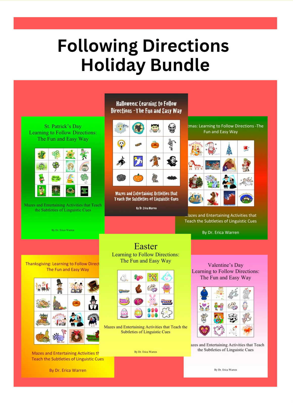 Holiday Following Directions Activities | Good Sensory Learning