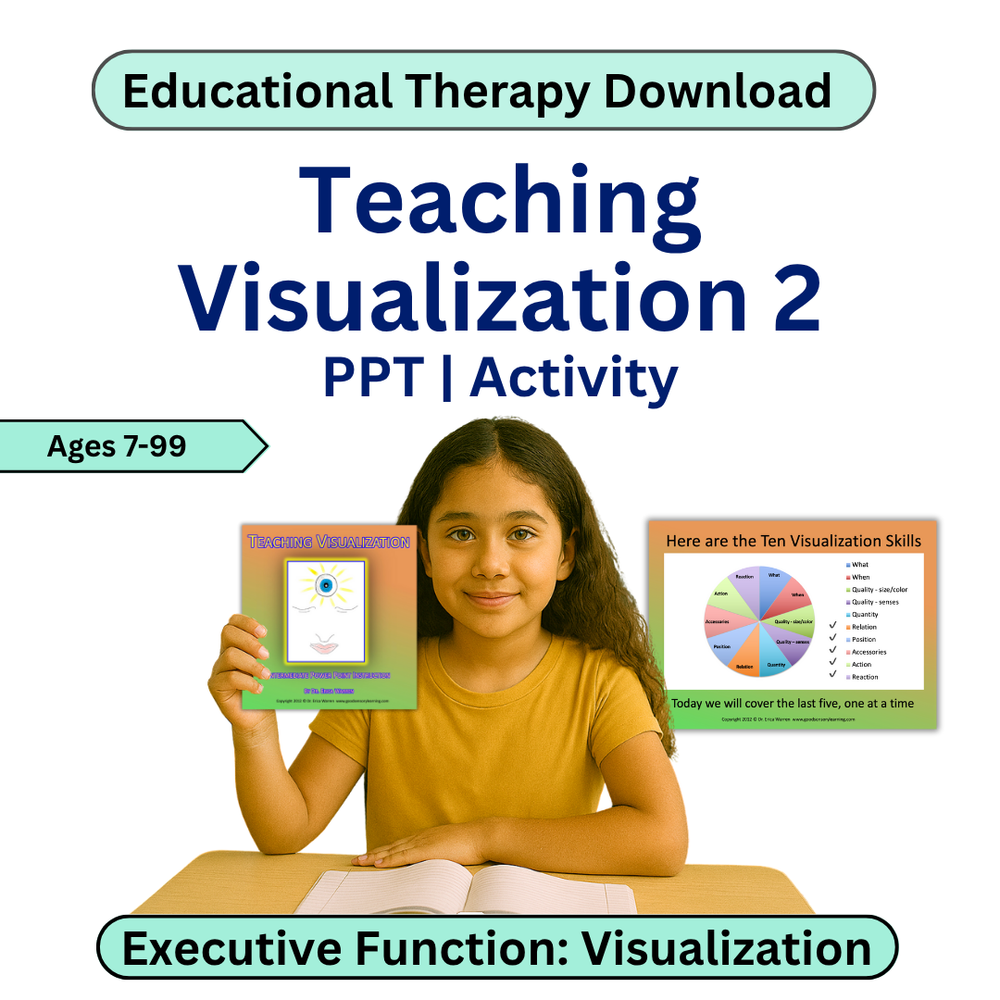 Teaching visualization to students | Good Sensory learning