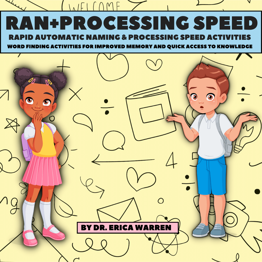 RAN and Processing Speed Activities – Good Sensory Learning