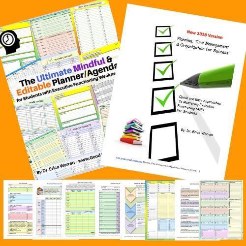 Planning and time management for students | Good Sensory learning ...